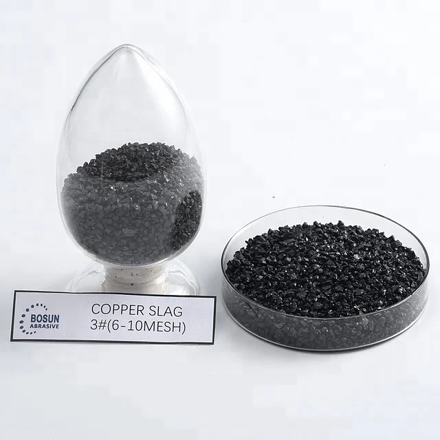 Abrasive Media Granulated Blast Furnace Slag Copper Slag