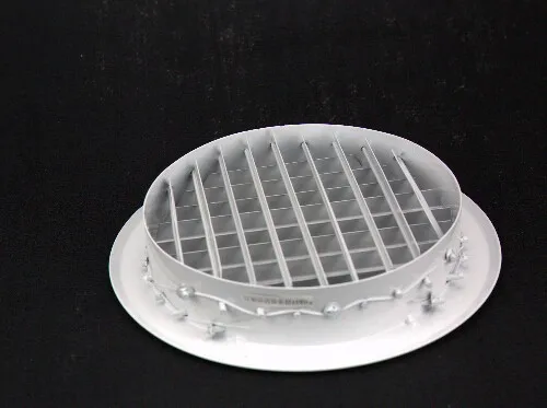 6063t5 Aluminum Round Double Deflection Air Grille With Adjustable ...