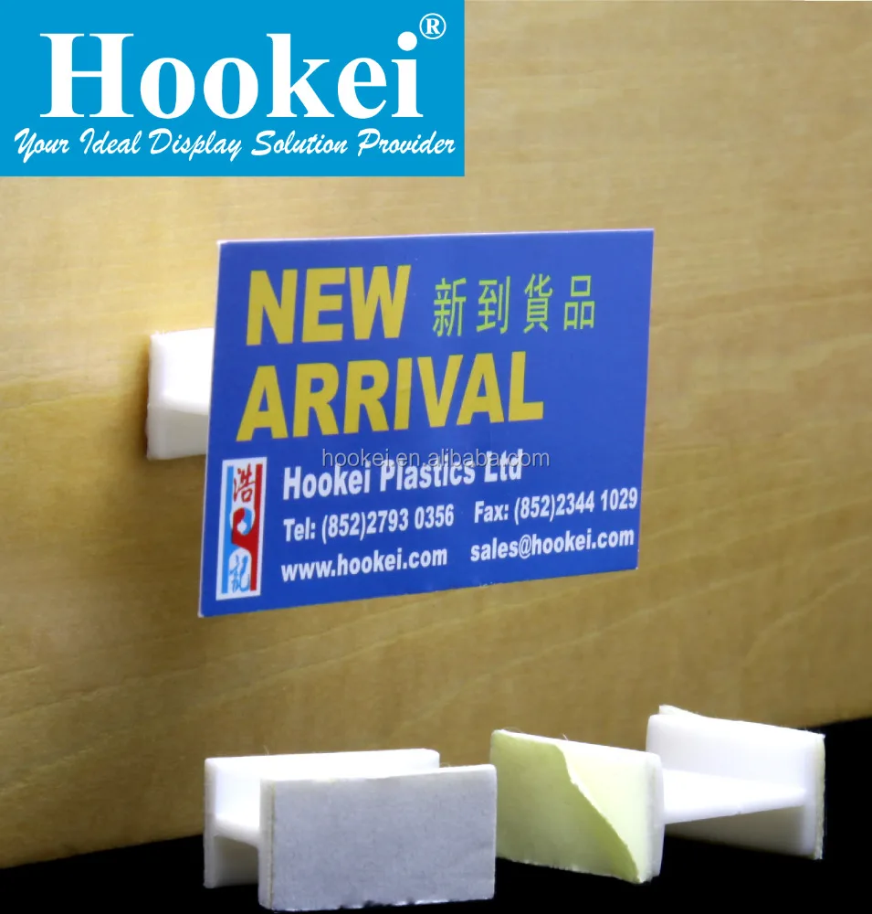 Heavy Duty Metal Gondola Shelf-top Aisle Sign Holder 3l Gripper Talker ...