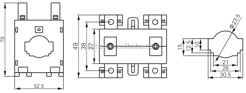 Heyi Produces Dx Series Current Transformer Dx-30 With An Accuracy Of 0 ...