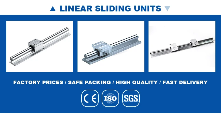 Linear Motion Support Rail Units SBR12uu SBR16uu SBR20uu SBR25uu ...