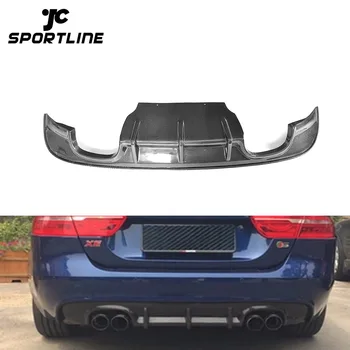 Xe Carbon Fiber Rear Bumper Diffuser For Jaguar Xe Prestige Sedan 2015 ...