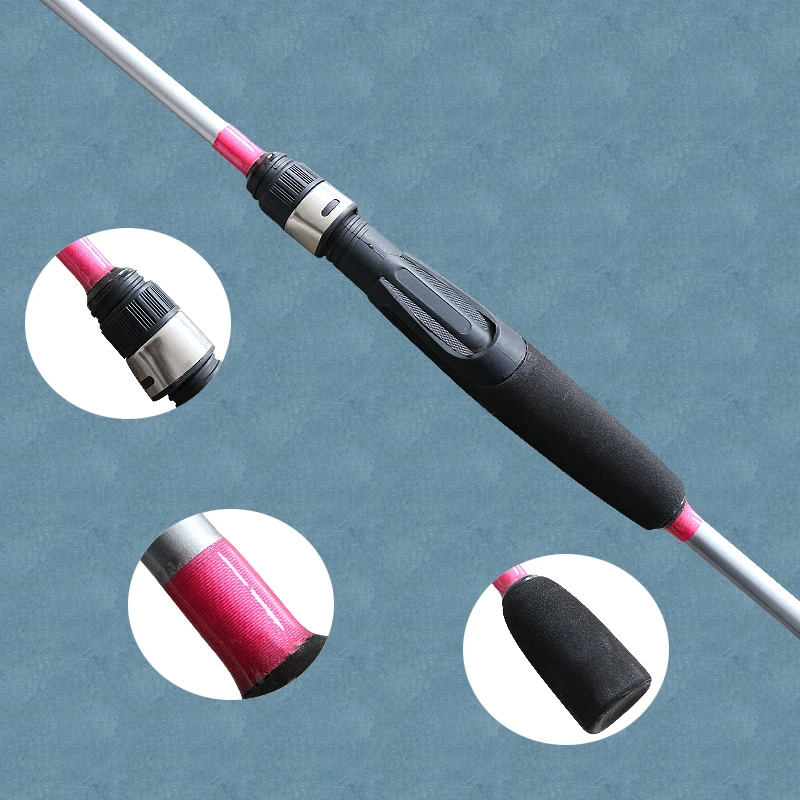 1.67m 2 Sections Full Kit Fishing Rod Set Reel Combo Spinning Fishing ...