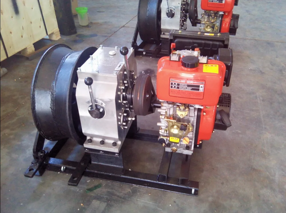 3 Ton Forest Logging Powered Portable Lifting Hoist Winch