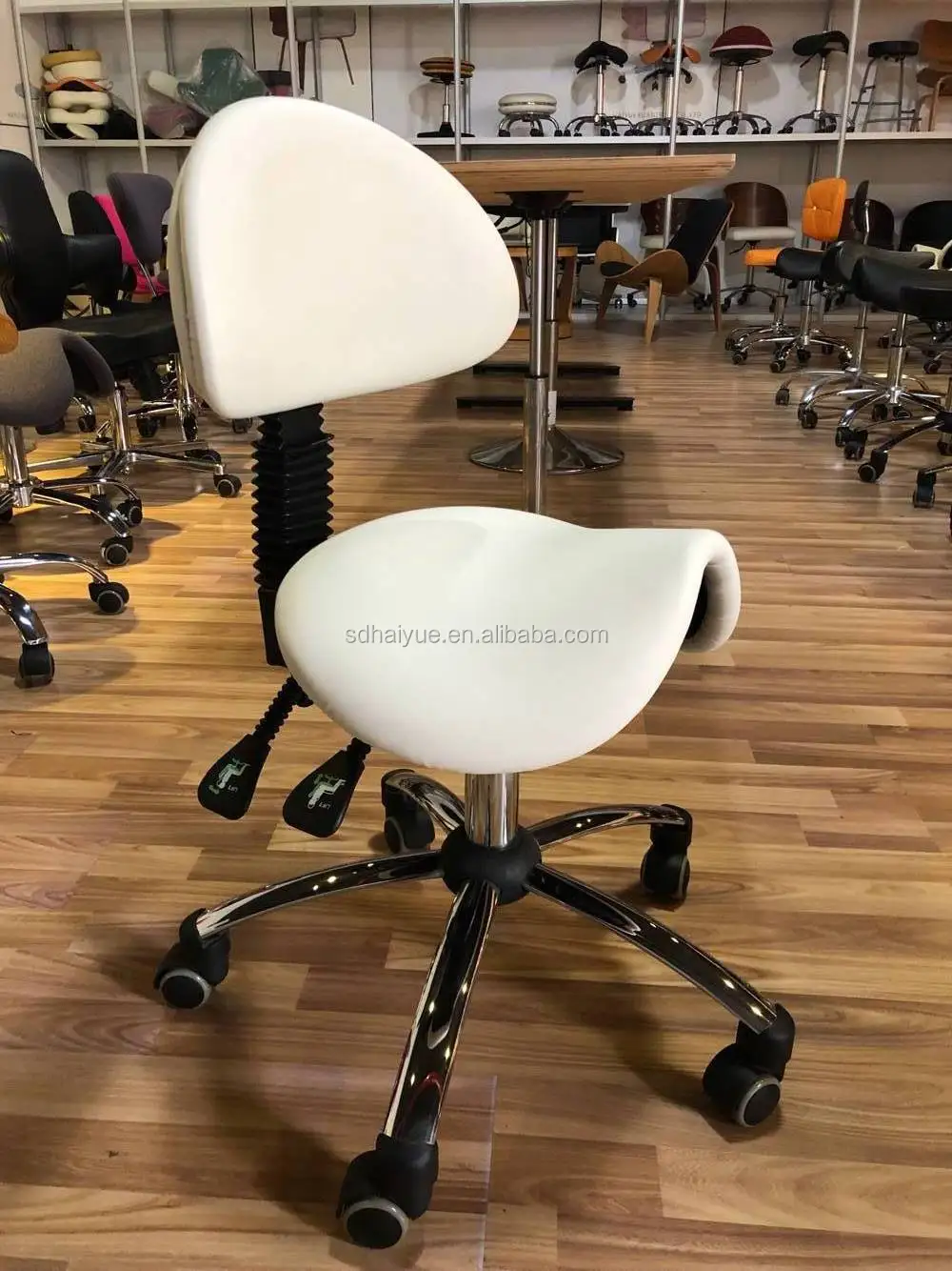 Swivel Adjustable Chair Office Chair Saddle Stool - Buy Saddle Stool ...