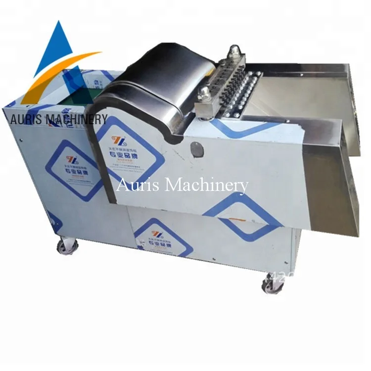 Whole Chicken Meat Cuber Machine / Pork Beef Meat Cube Cutting Machine ...