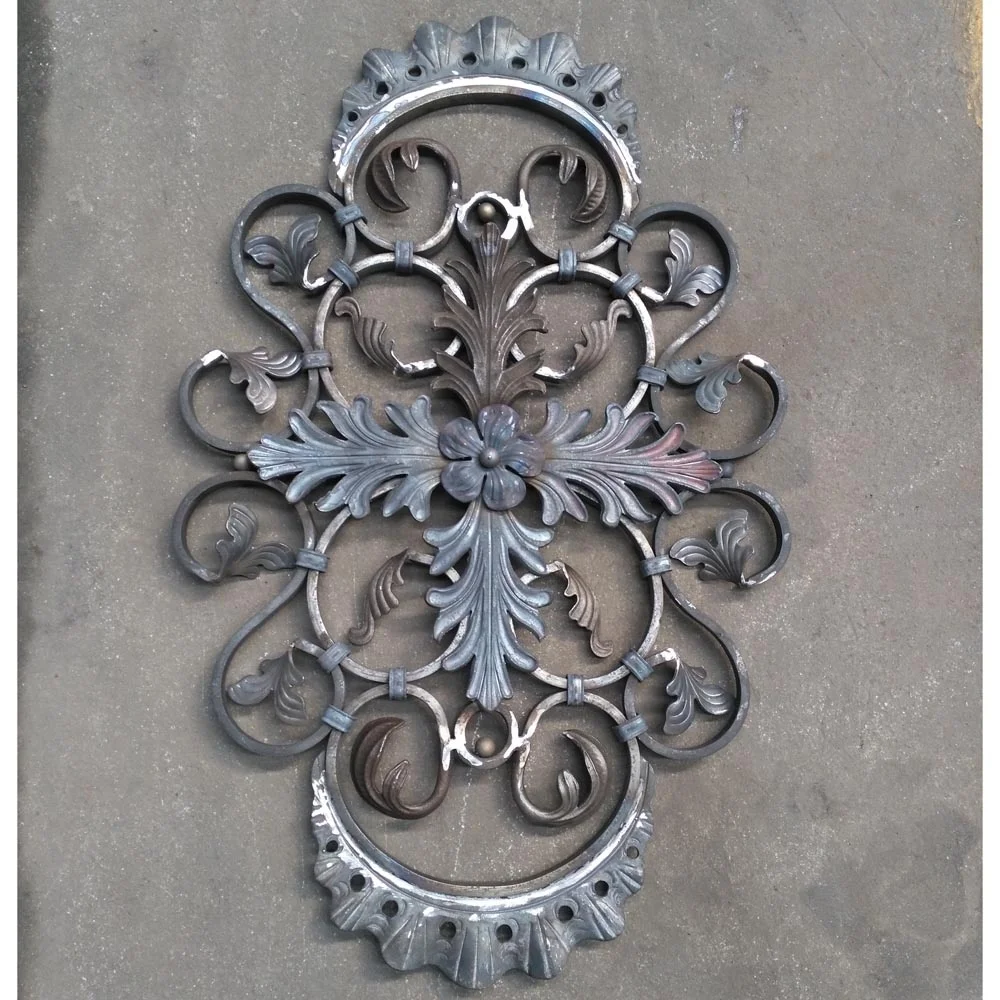 Wrought Iron Decorative Components Panels For Gate Fence Railing ...
