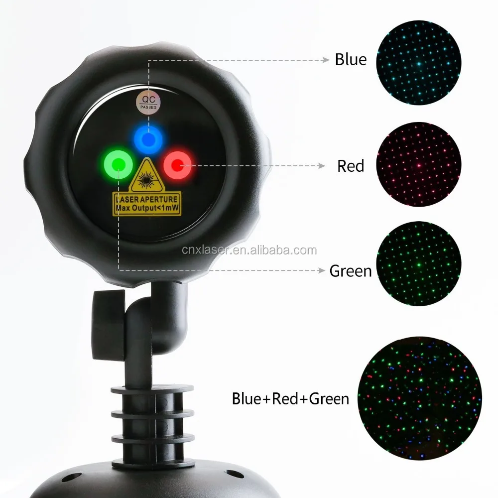 Outdoor Rgb Laser Star Projector Christmas - Buy Holographic Projector ...