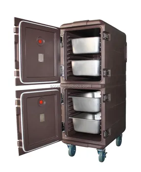 Hot And Cold Food Transport Containers Insulated Food Trolley - Buy Hot ...