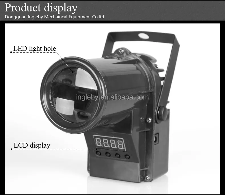 10W Mini LED Stage Pin Spot Light with RGBW & Dimmer - OEM Available