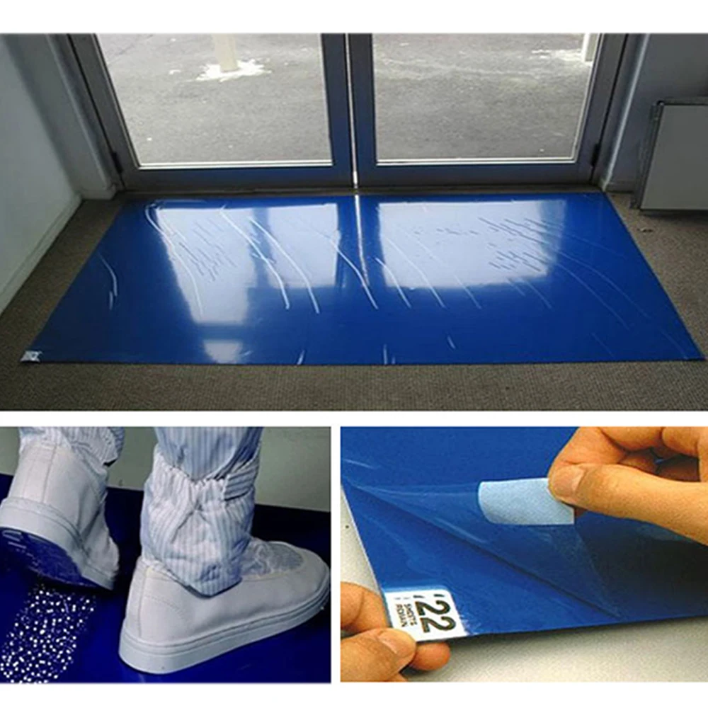 Anti-static Blue ESD Hospital Clean Room Nidy Sticky Mat With Frame ...