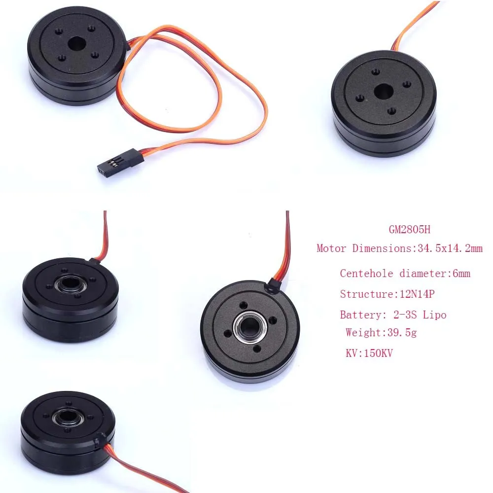 Gm-2805h 150kv Ptz Gimbal Brushless Dc Motor Aircraft Model Motor ...
