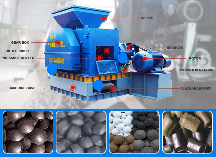 Iron/pear/mineral Powder/charcoal/coal Briquettes Machine