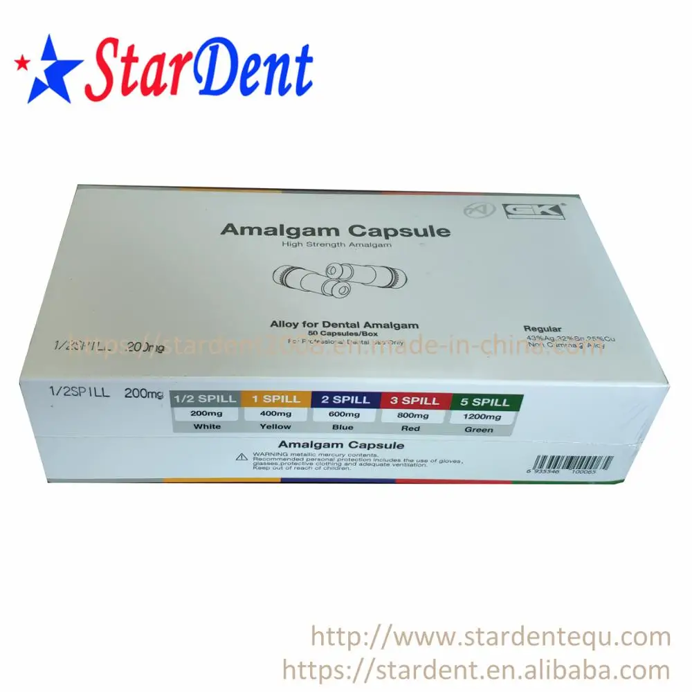 Dental 200mg White Gk Amalgam Capsules of New packing| Alibaba.com