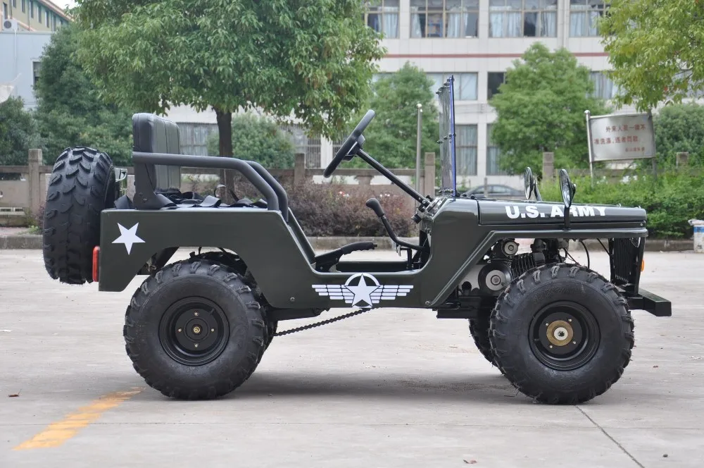 Mini Willys Quads for Kids - 110cc Gas Powered Jeeps