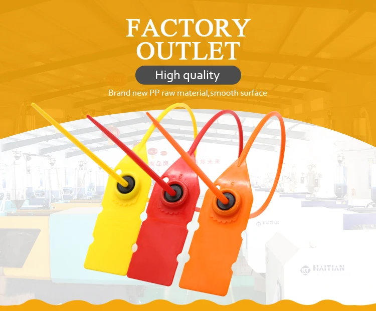 Ydps004 Container Safety Lock Pull Up Cargo Security Plastic Strip ...