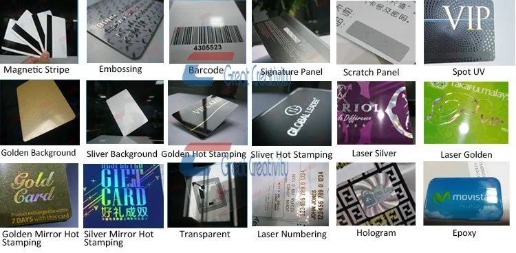 White Plastic PVC Name Card CR80 Size - Waterproof & Durable