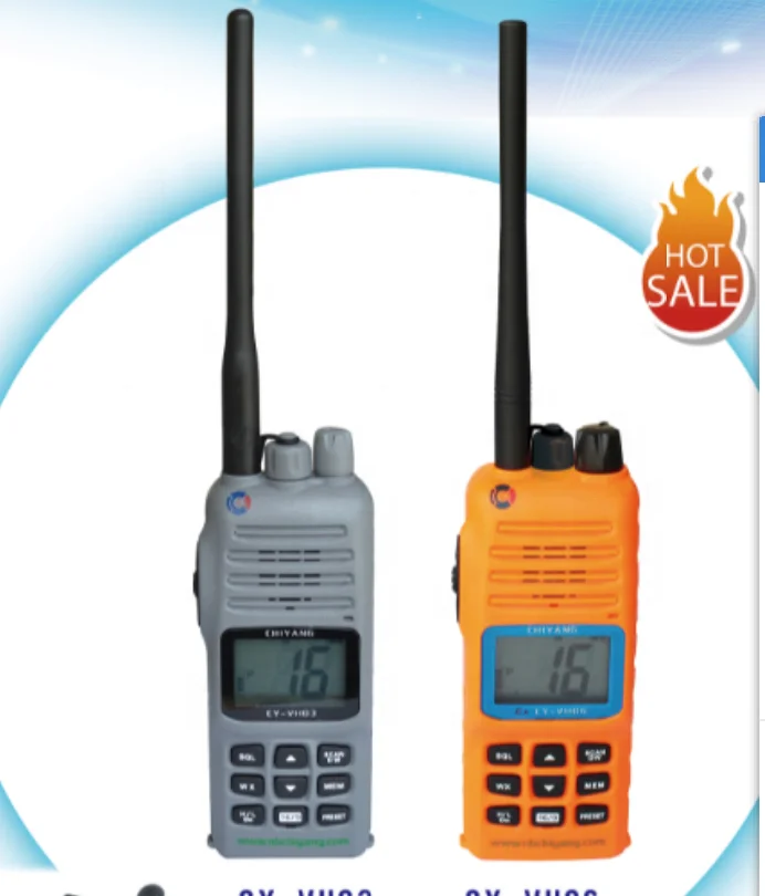 Walkie Talkie transmisor VHF de mano para lucha contra incendios ...