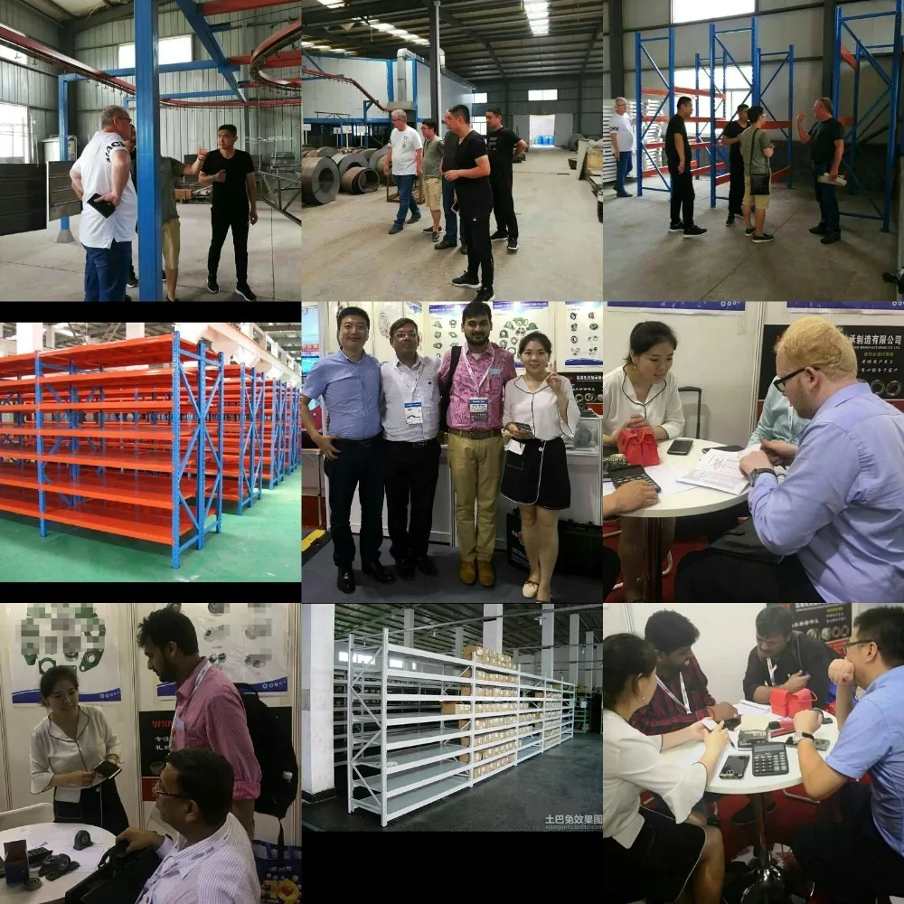 Customized Industrial Workshop Display Shelving - Metal Storage Racks