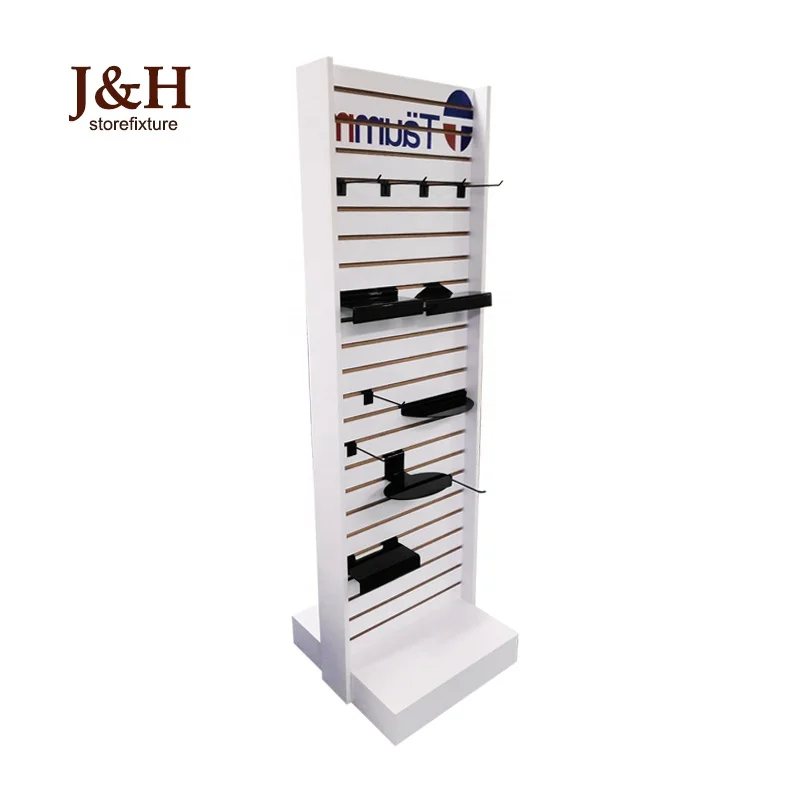 Customize Retail Display Rack Melamine Finished Mdf Double Side ...