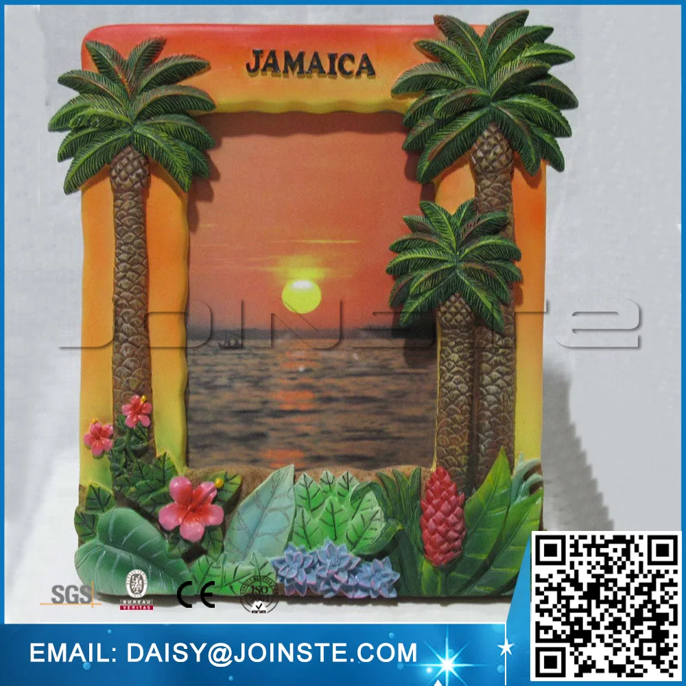 JAMAICA souvenir resin 3d photo frame| Alibaba.com