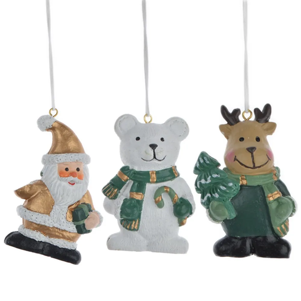 Christmas Gifts Handmade Color Of The Polyresin Christmas Tree Hanging ...