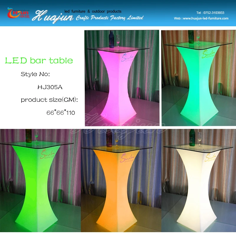 16 Color Change LED Light Bar Table - Party & Home Furniture