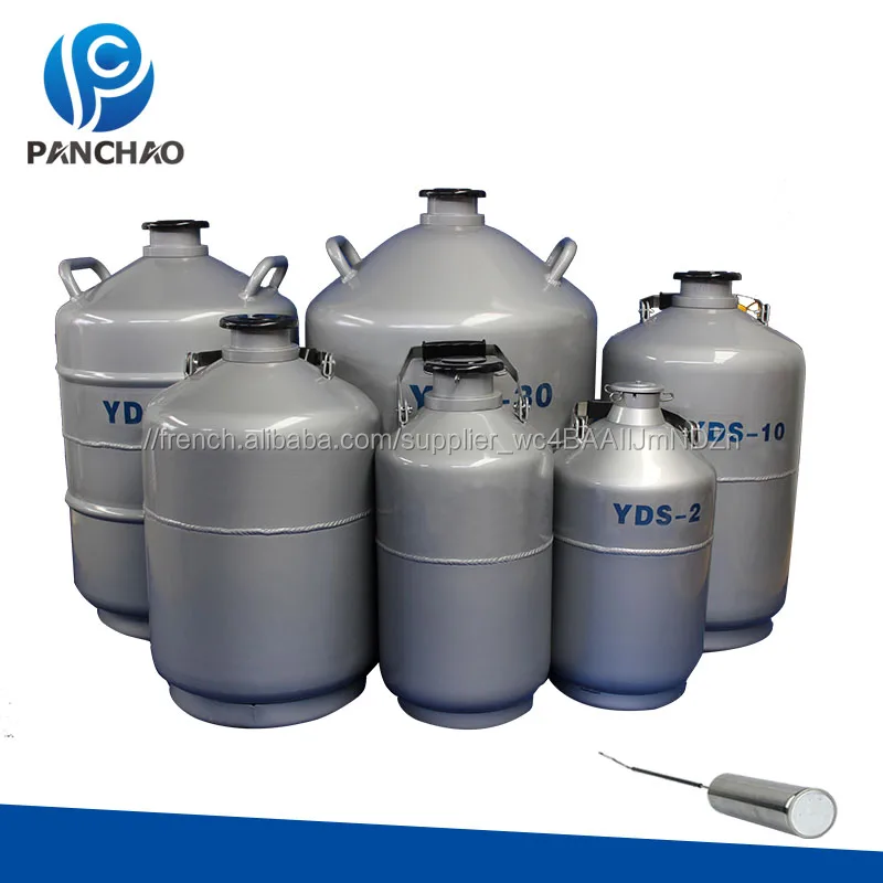 10-50L Grand Calibre réservoir d'azote liquide, sperme réservoir, azote ...