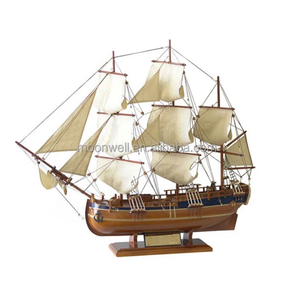 "hms Endeavour" Espana Alto Modelo De Nave De Madera De Escala Modelo ...