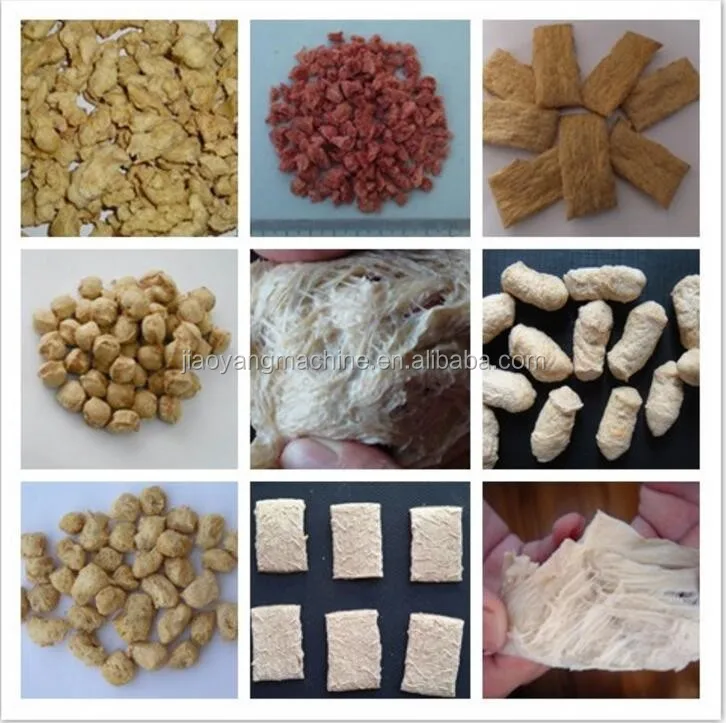 Textured Soya Chunks Protein Soy Vegetarian Meat Extruder