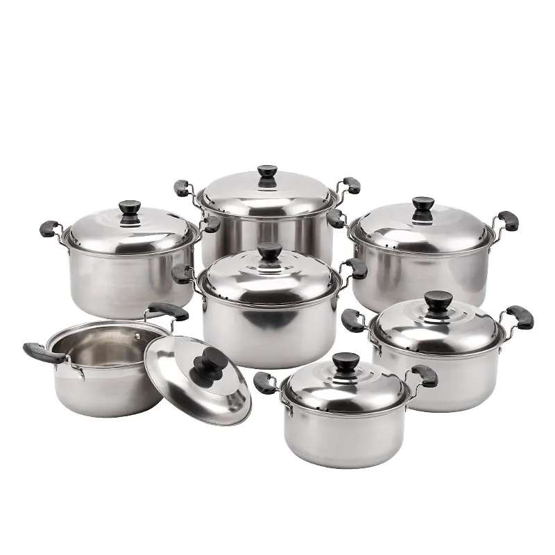 10 Piece Stainless Steel Cookware Set Cheap Cookware Set Soup & Stock ...