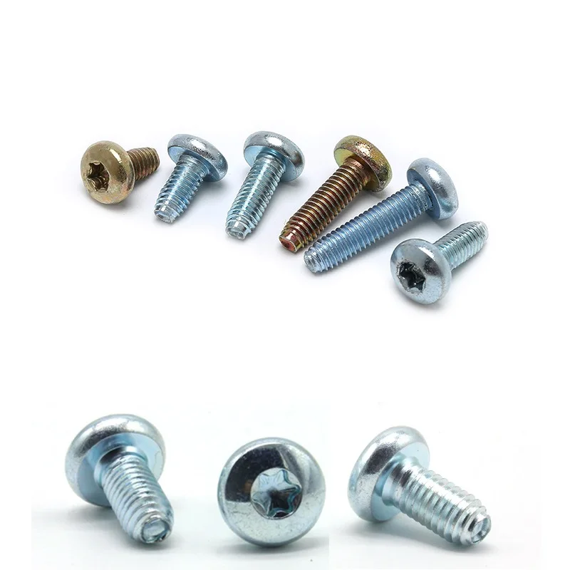 Din 7500 Zinc Plated Cross Recessed Torx Pan Head Thread Rolling ...