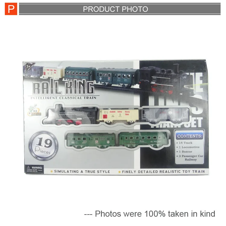 Ept Toys Electric Railway Scale Toy Train Set With Sound &light - Buy ...