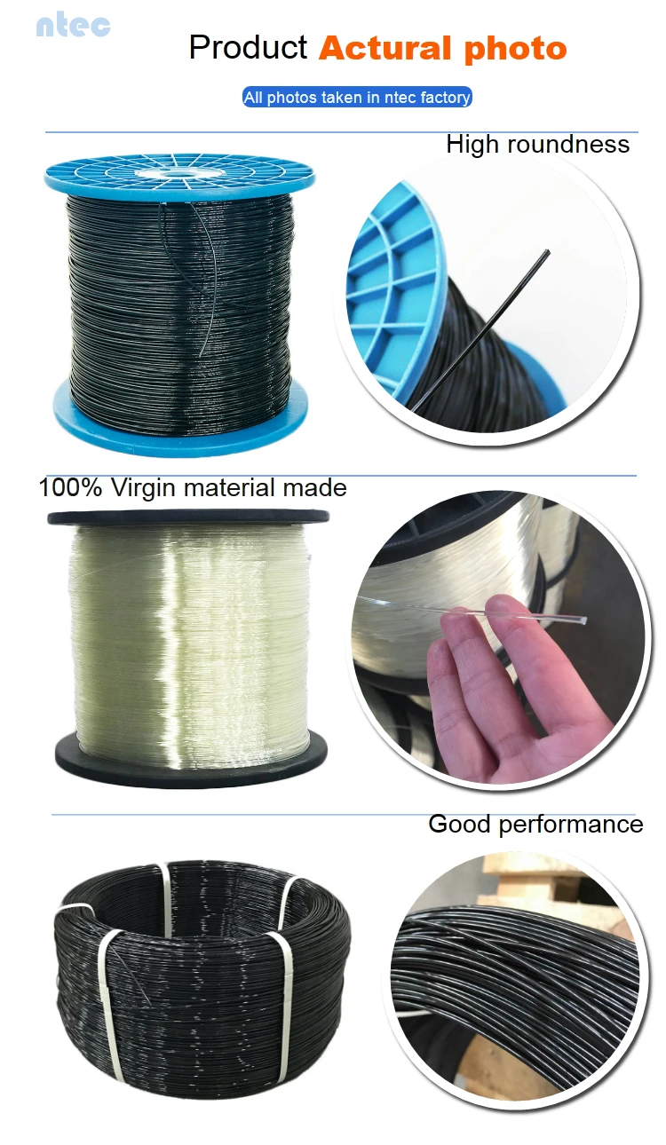 3.5MM PET Polyester Wire for Greenhouse for Agriculture Raw/Black More ...