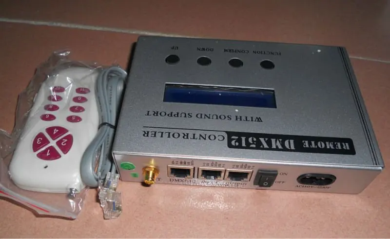 Controlador maestro dmx; Entrada de AC100-240V, salida de señal dmx512 ...