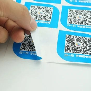Waterproof Paper Qr Code Sticker Printing Label In New Zealand - Buy Qr ...