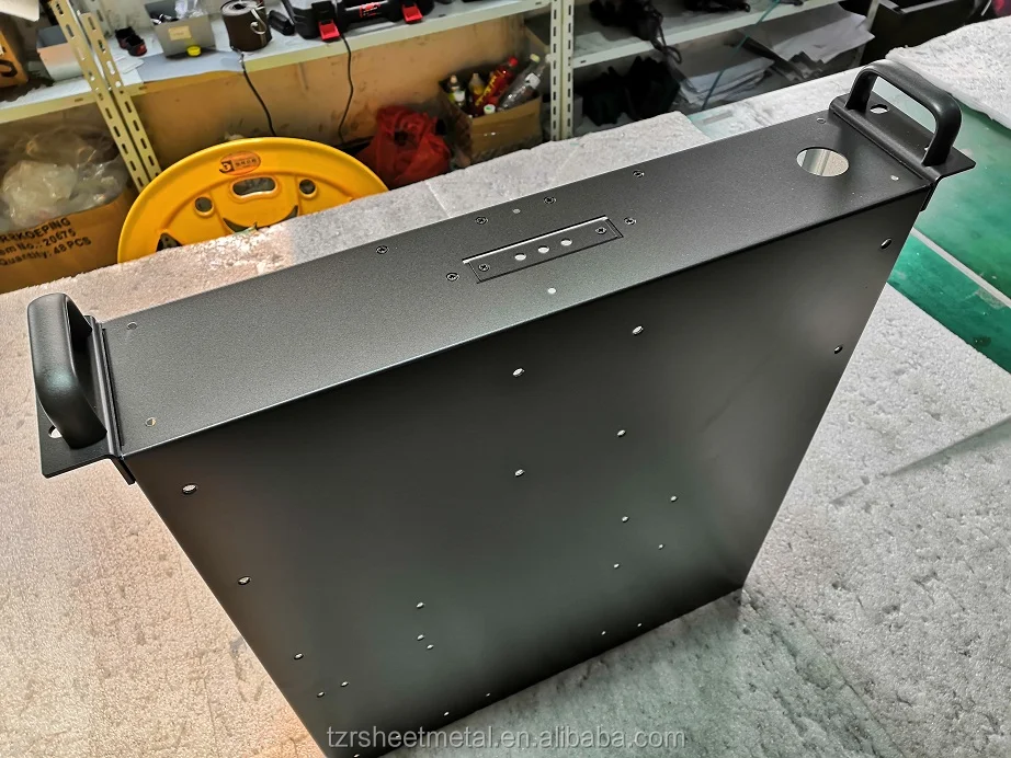 Custom 19 Inch 1U 2U Rackmount Chassis Cabinet Aluminum Electronic ...