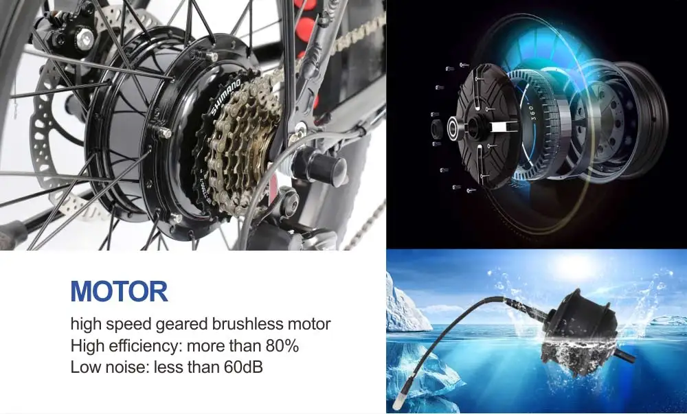 Cheap Ebike Folding Mountain Electric Bike Made In China Fodable 36v 250w 350w 48v 500w Fat Bike ...