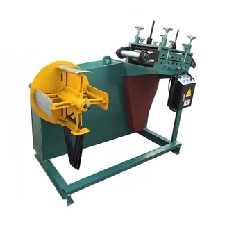 Go-200 Automatic Coil Uncoiler Decoiler Combine Sraightener Leveler ...
