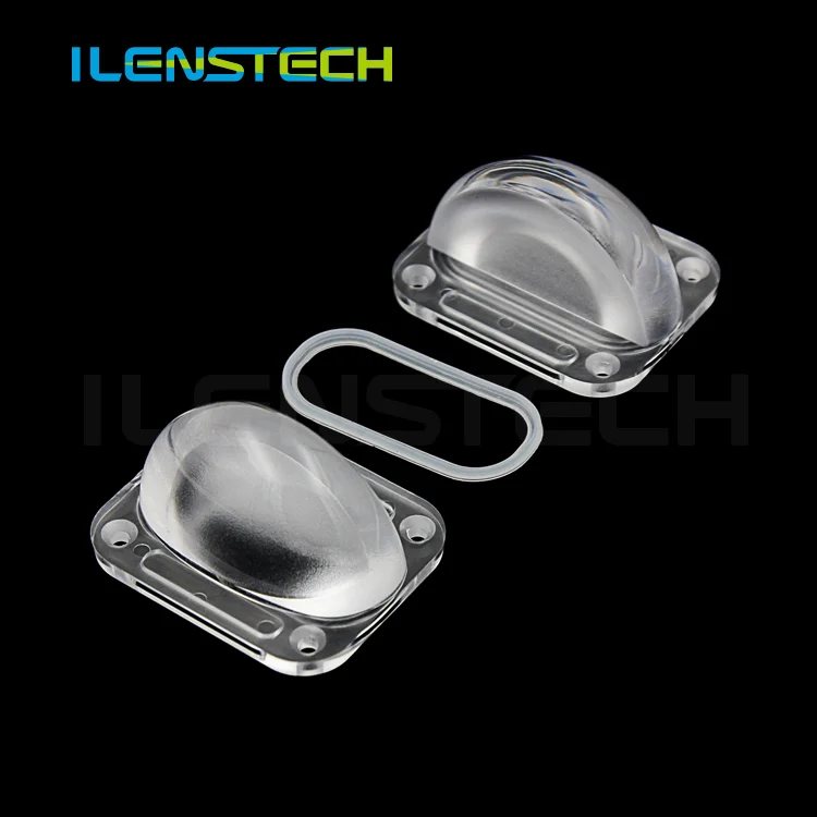 Ilenstech 10x65 Degree Asymmetric Led Lens 55mm Spot Window Lens for ...