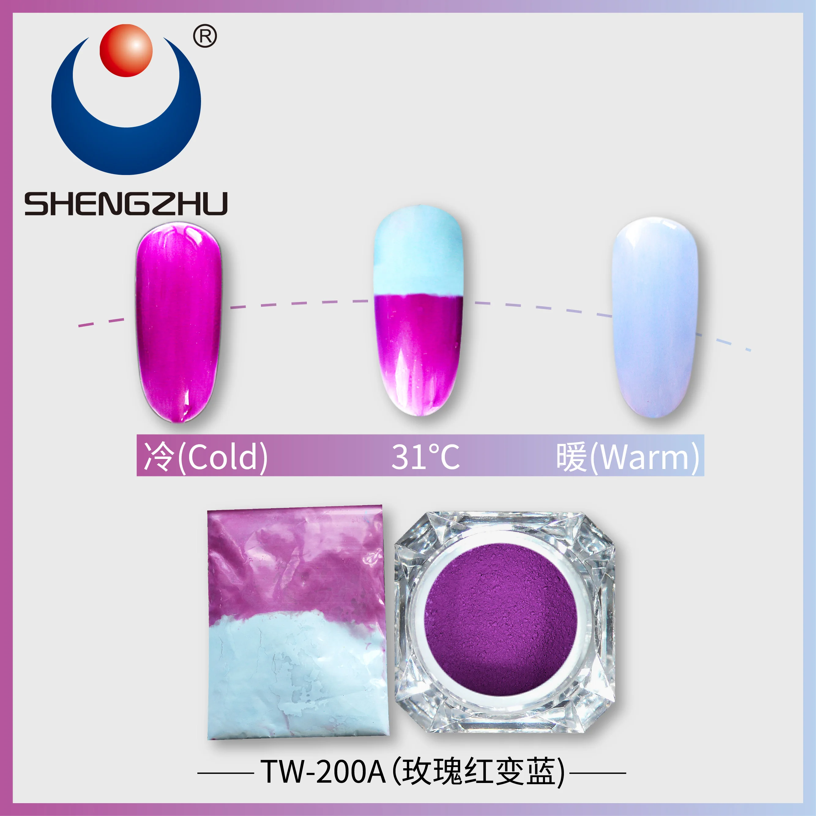 31degree Temperature Heat Sensitive Color Change Pigment Powder