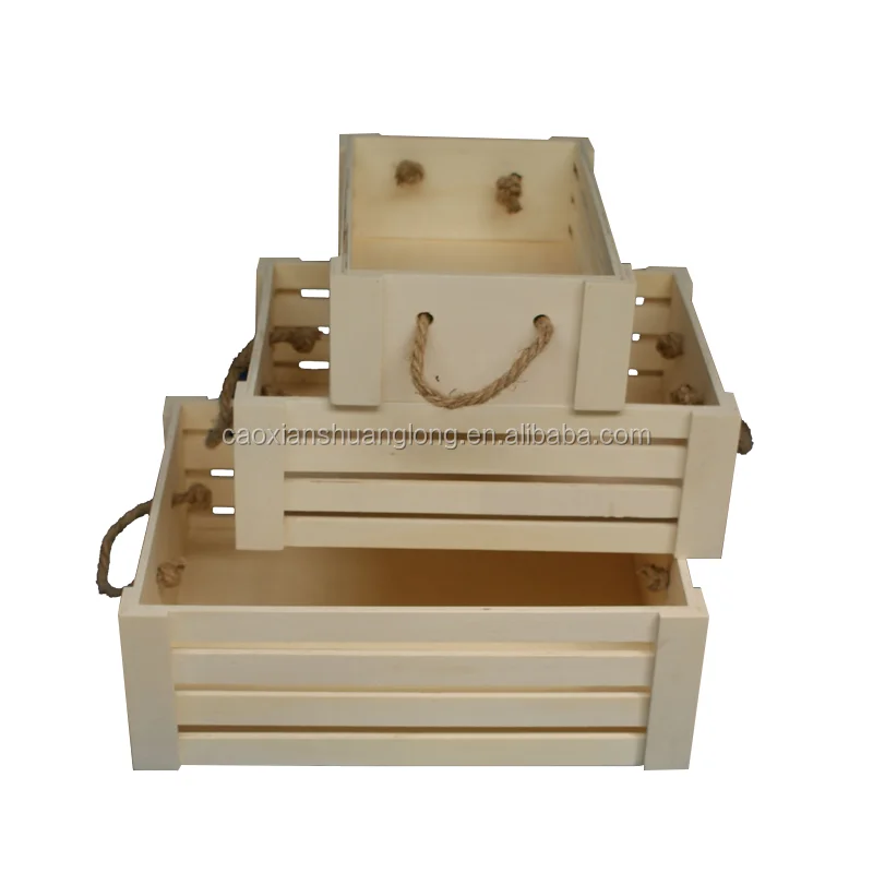 Vintage Houten Kratten Groothandel Goedkope Houten Fruit/wijn/groente ...