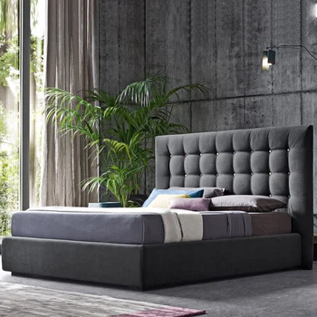 Modern Fabric Chester Bed Fashion Art Design Bedroom Furniture Set ...