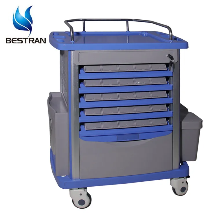 BT-MY002B ABS Medicine Trolley - Hospital Dispensing Cart