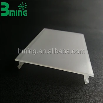 Plastic Light Diffuser Extrusion Led Light Cover Joint With Aluminum ...