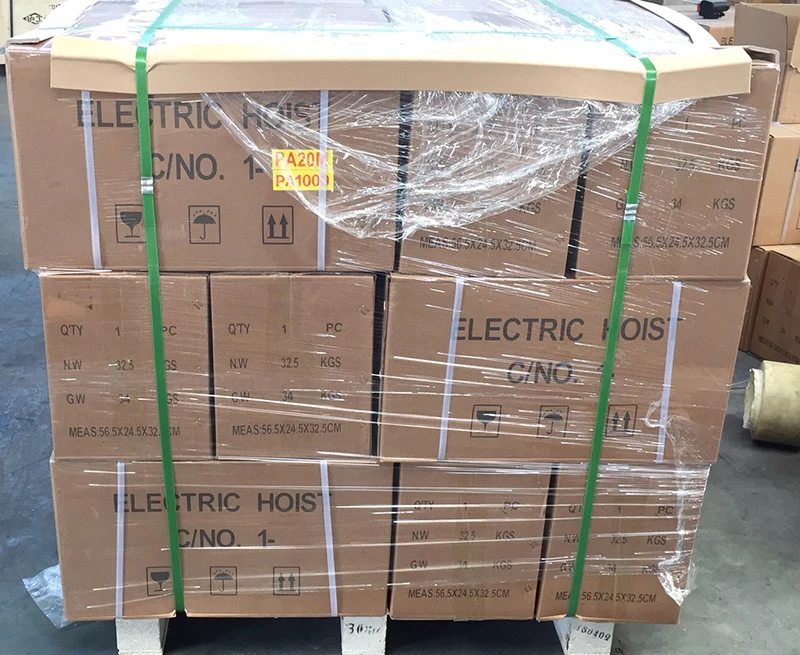 Overhead Wire Rope Motor 200kg Mini Electric Chain Fall Choist 200kg ...