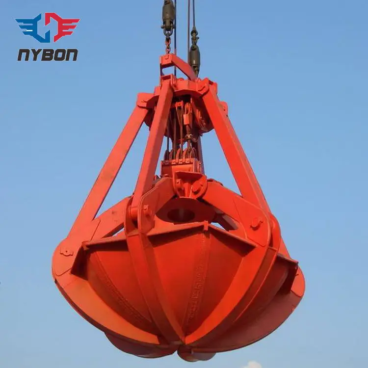 Hydraulic Grab Bucket 4 Rope Mechanical Grab Bucket for Unloading Coal ...