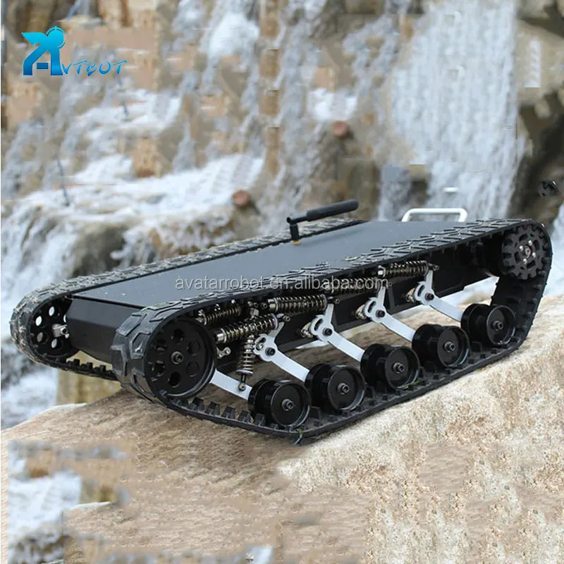 All Terrain Vehicle Tracked off Road Vehicle Mini Robot Tank Chassis AVT-6T
