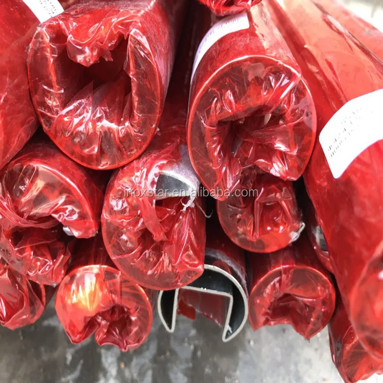 Balustrade And Glass Railing Top Rail Slot Tube U-channel Pipes - Buy ...