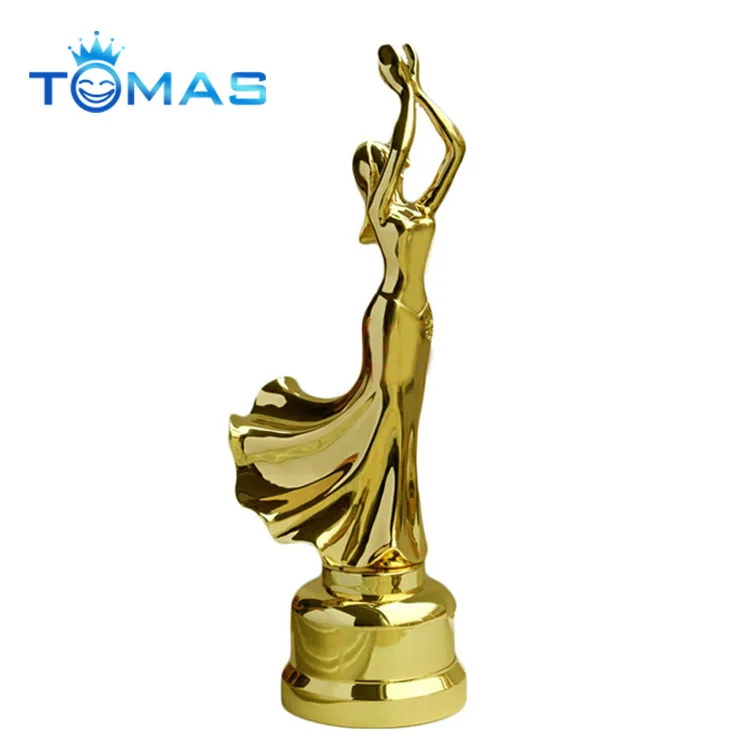 Custom female dancing resin trophy figurine| Alibaba.com